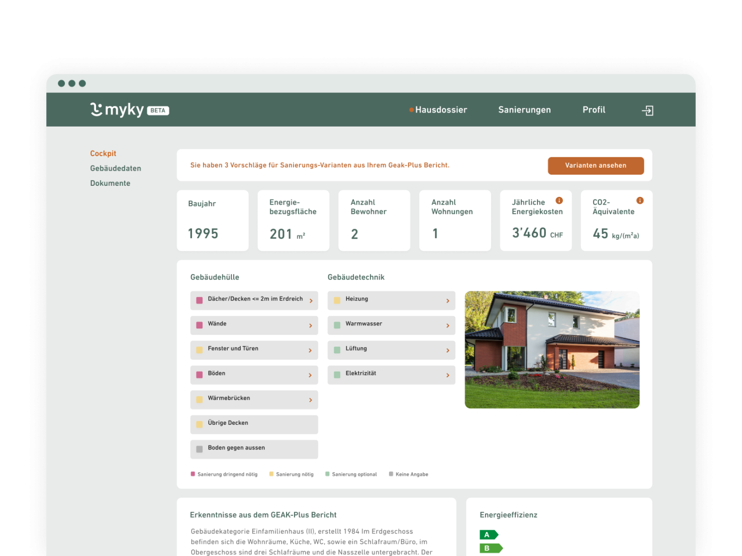 myky - der intelligente Partner für Ihr Eigenheim